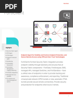 Fortiendpoint Datasheet | PDF | Computer Security | Security