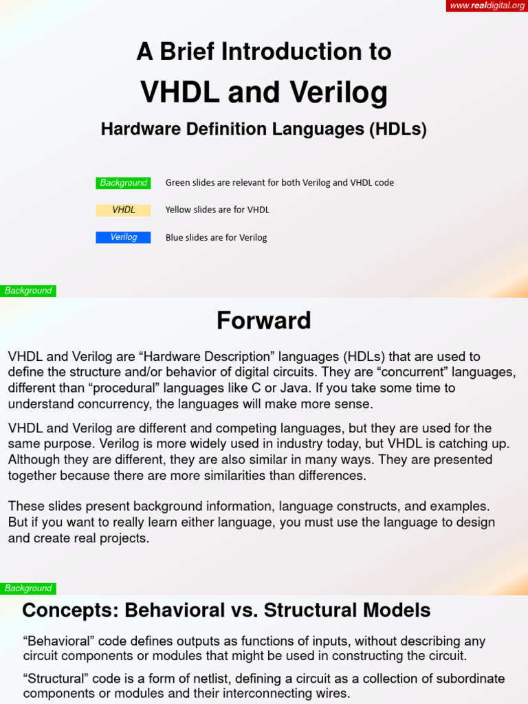 Verilog | Download Free PDF | Hardware Description Language | Vhdl Verilog | Download Free PDF | Hardware Description Language | Vhdl