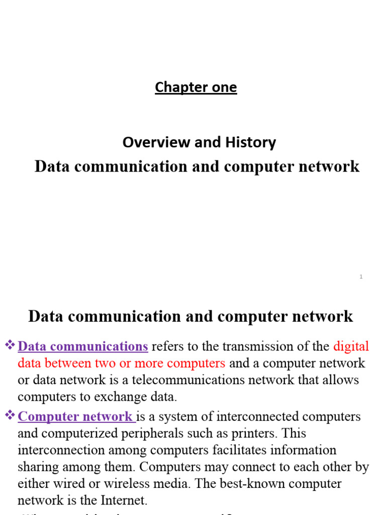 Data Commun and Compt Network Ch.1 | PDF | Computer Network | Network Topology