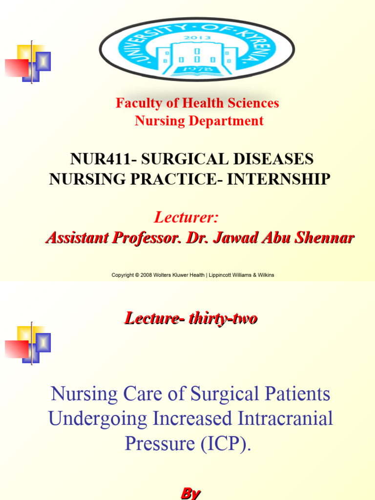Nursing Care of Surgical Patients Undergoing Increased Intracranial ...