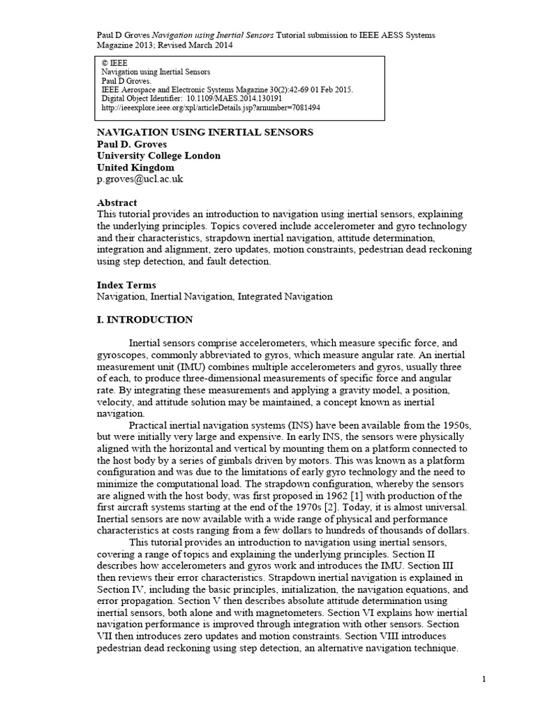 AESS Tutorial Groves Text and Figures For UCL Discovery | PDF ...