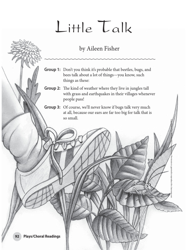 GR 4 Little Talk | PDF