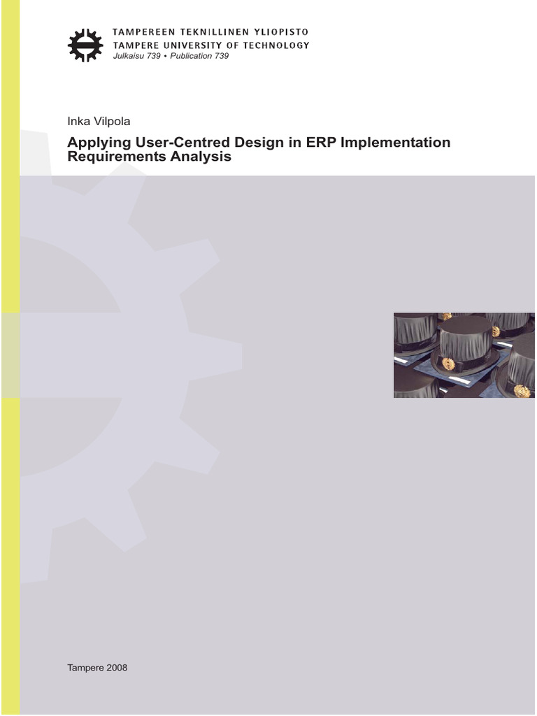 Applying User-Centred Design in ERP Implementation Requirements Analysis | PDF | Enterprise ...