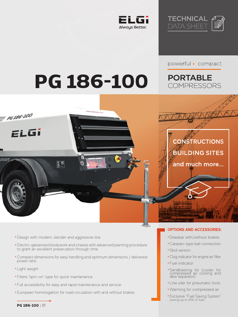 PG 186-100 (ELGi) | PDF | Engines | Vehicle Parts