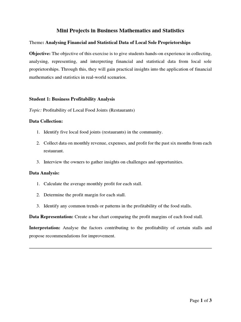 Mini Research Projects | PDF | Data | Customer Satisfaction