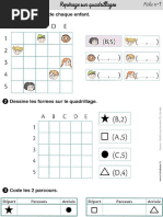 Ce1 Exercices Reproduction Sur Quadrillage | PDF