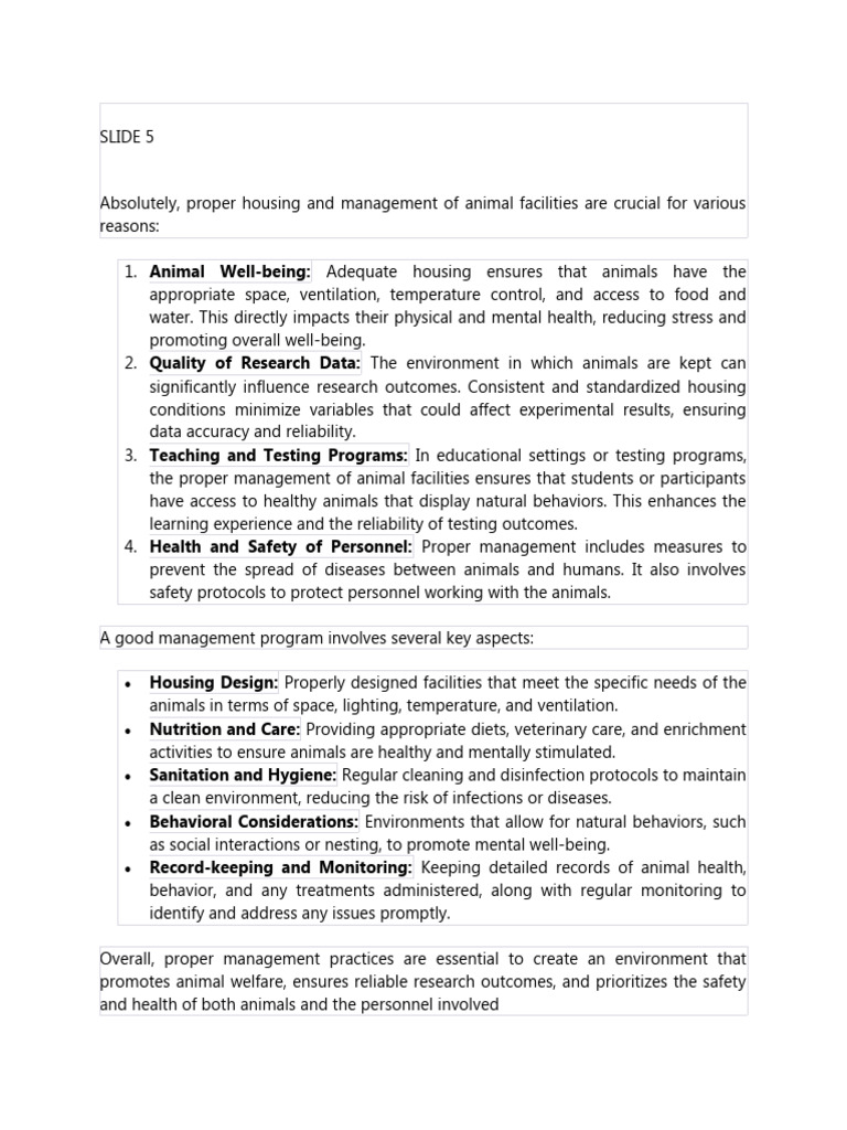 Naturalistic Environment | PDF | Animal Welfare | Ventilation ...