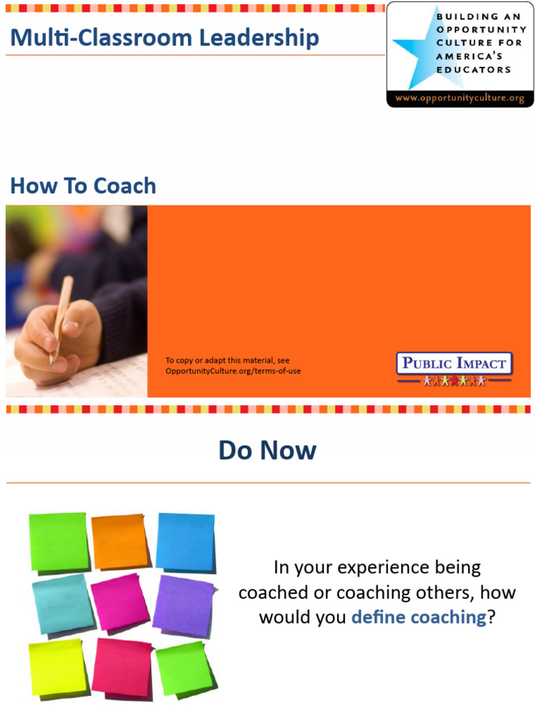 Session 2.3 How To Coach | PDF | Leadership | Cognition