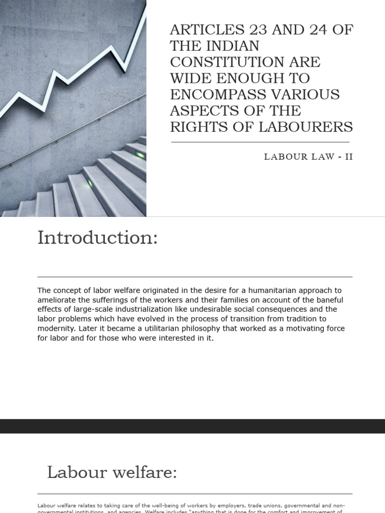 Articles 23 and 24 of The Indian Constitution Lab | Download Free PDF ...