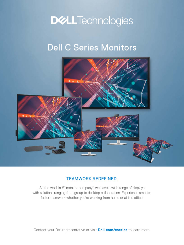 Dell Collaboration Monitors Brochure | PDF | Computer Monitor | Dell