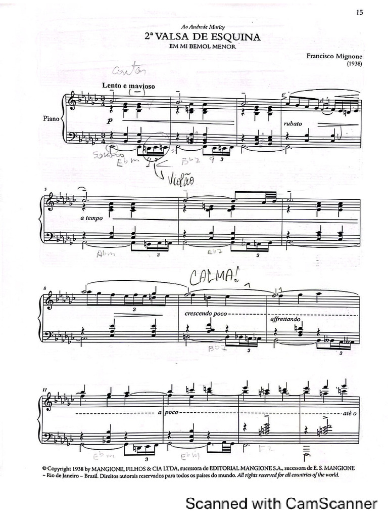 Mignone - valsa de esquina n°2 | PDF