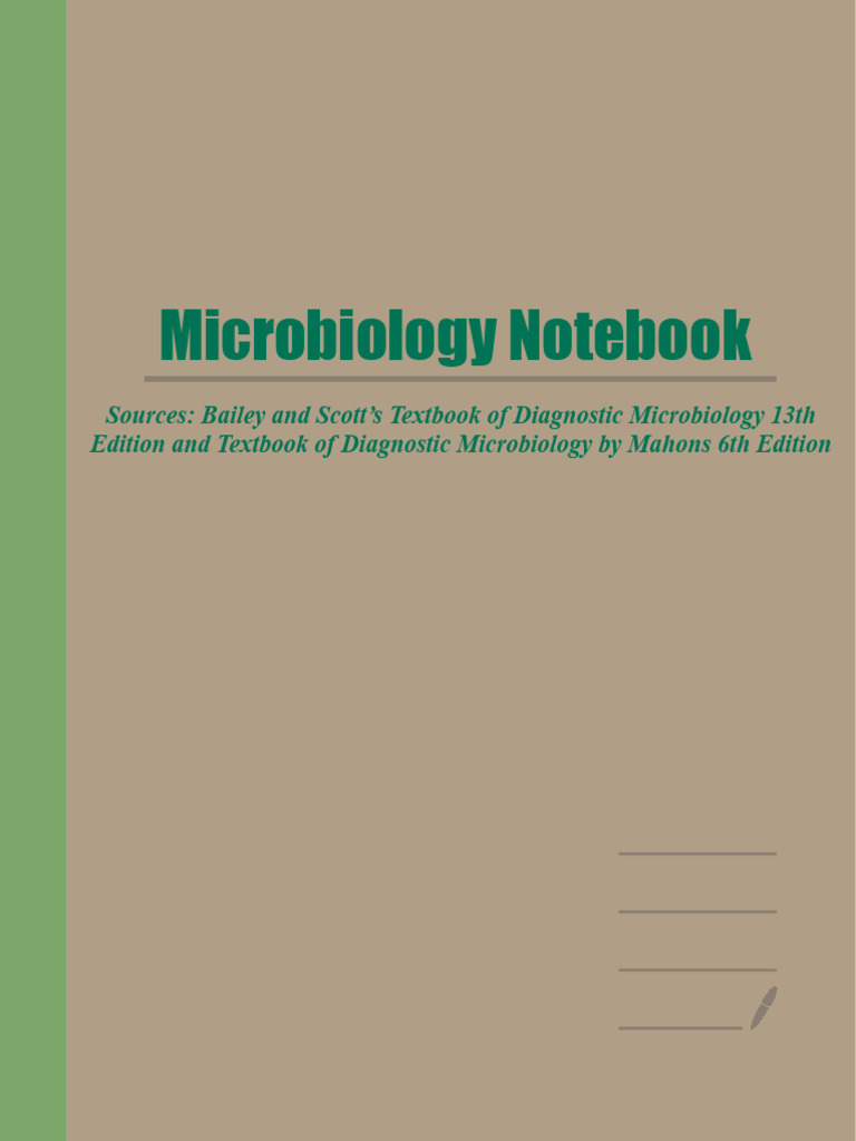 Microbiology Notebook | PDF | Cellular Respiration | Infection