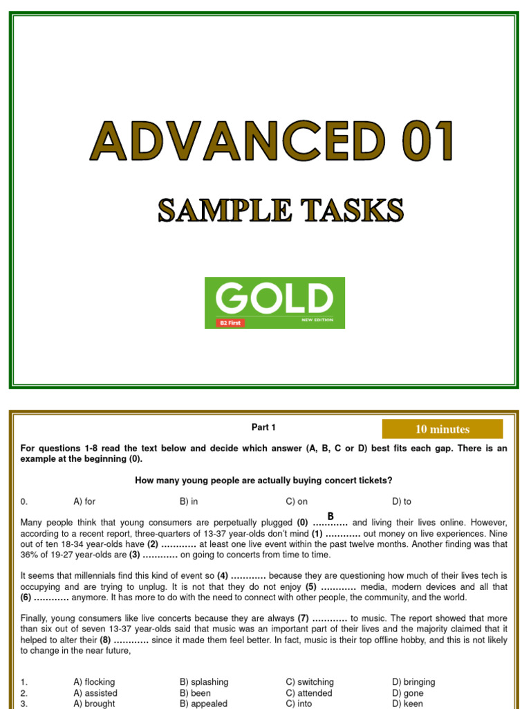 Sample Tasks - Final Exam | PDF | Cognitive Science | Behavioural Sciences