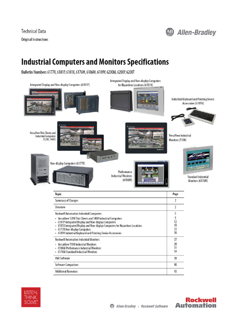 Thin Clients Technical Documentation Rockwell Automation Brasil Pdf
