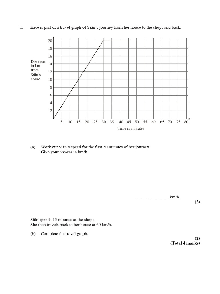 Distance Time Graphs | PDF | Speed | Physical Quantities