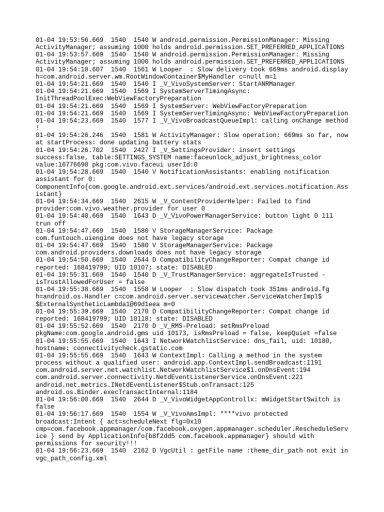 Log | PDF | System Software | Data Management