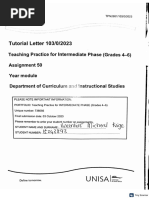 Cus3701 Ass 1 2022 | PDF | Curriculum | Learning