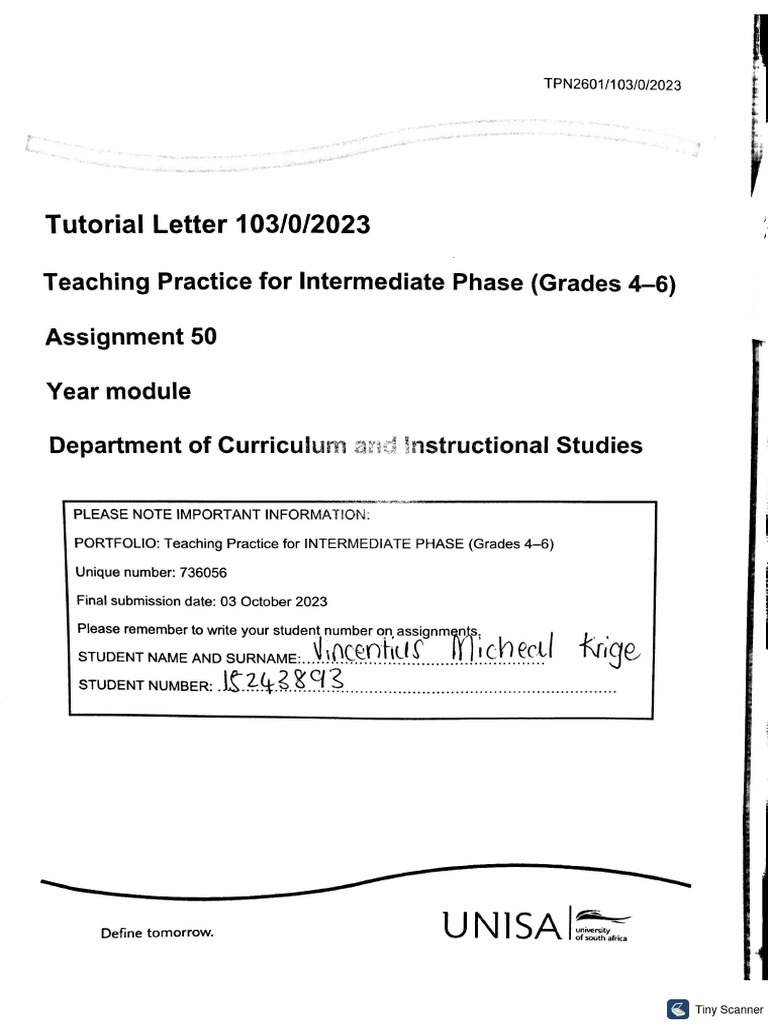 Tpn2601 Assignment 50 Pdf
