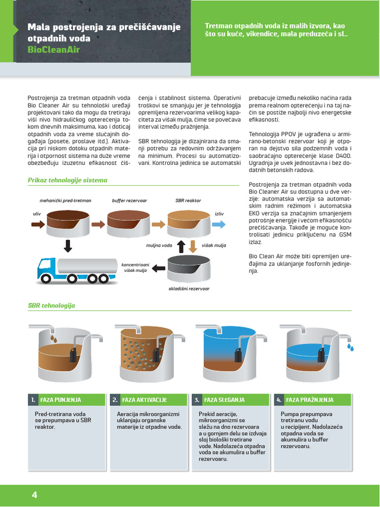 Linberg Mala Postrojenja Za Prečišćavanje Otpadnih Voda | PDF
