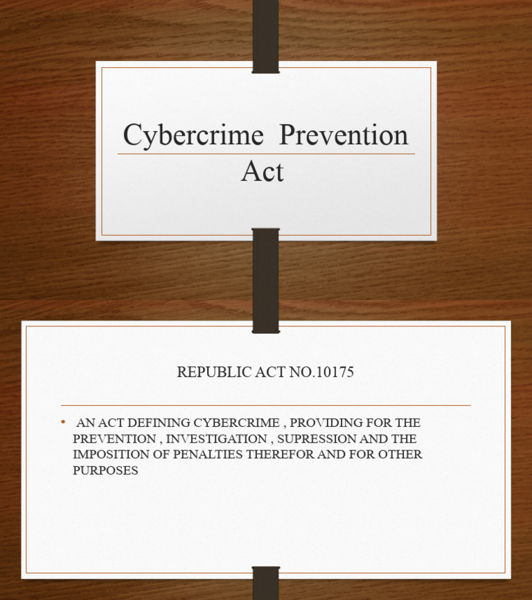 Cybercrime Prevention Act | PDF