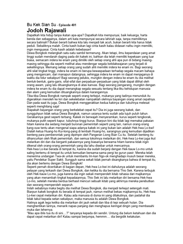 Jodoh Rajawali. 17 | PDF