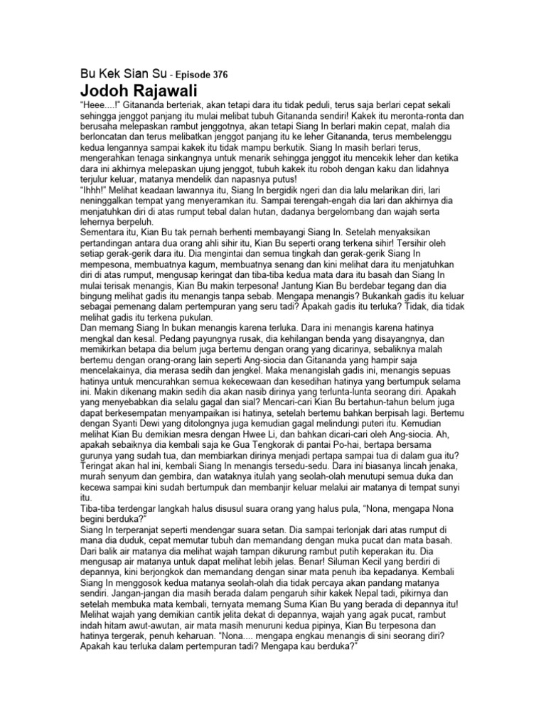 Jodoh Rajawali. 16 | PDF