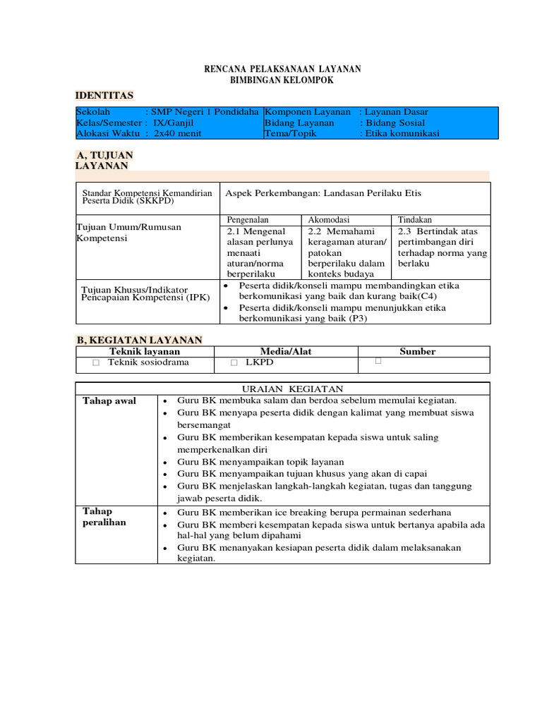 RPL Bimbingan Kelompok | PDF