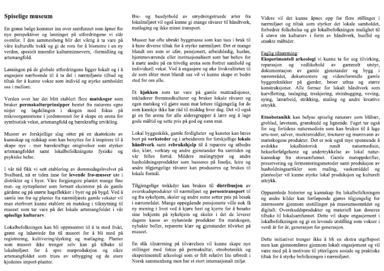 Spiselige Museer-Brosjyre | PDF