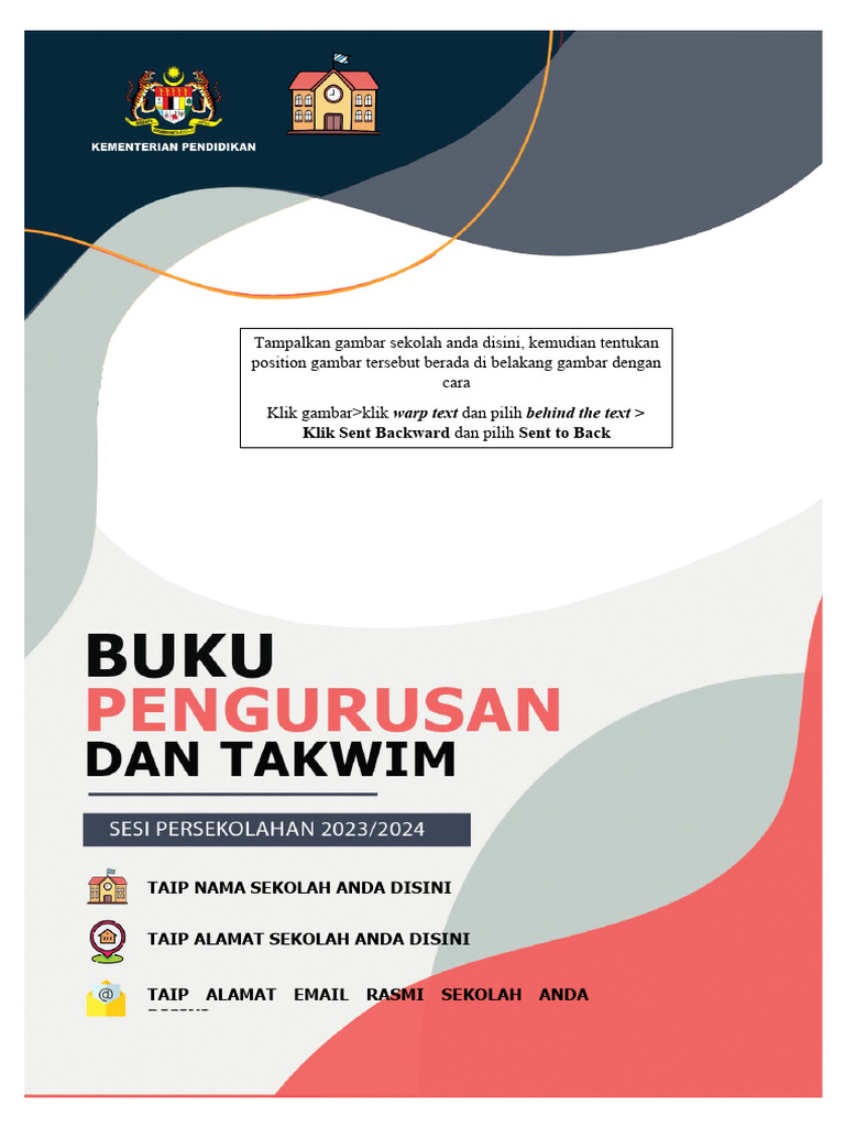 BUKU PENGURUSAN SEKOLAH-By CikguMu 2023-2024-Bahagian A-Maklumat Sekolah | PDF