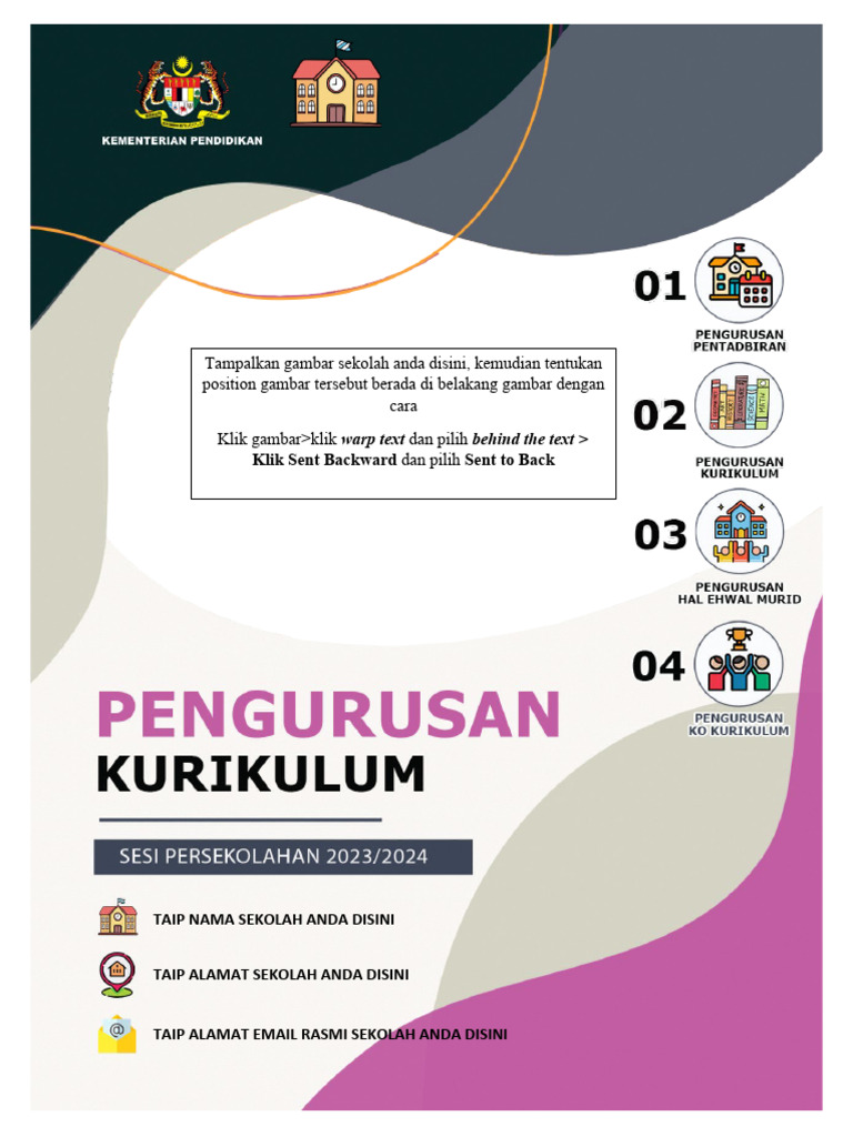 BUKU PENGURUSAN SEKOLAH-By CikguMu 2023-2024-Bahagian C-BAHAGIAN KURIKULUM | PDF