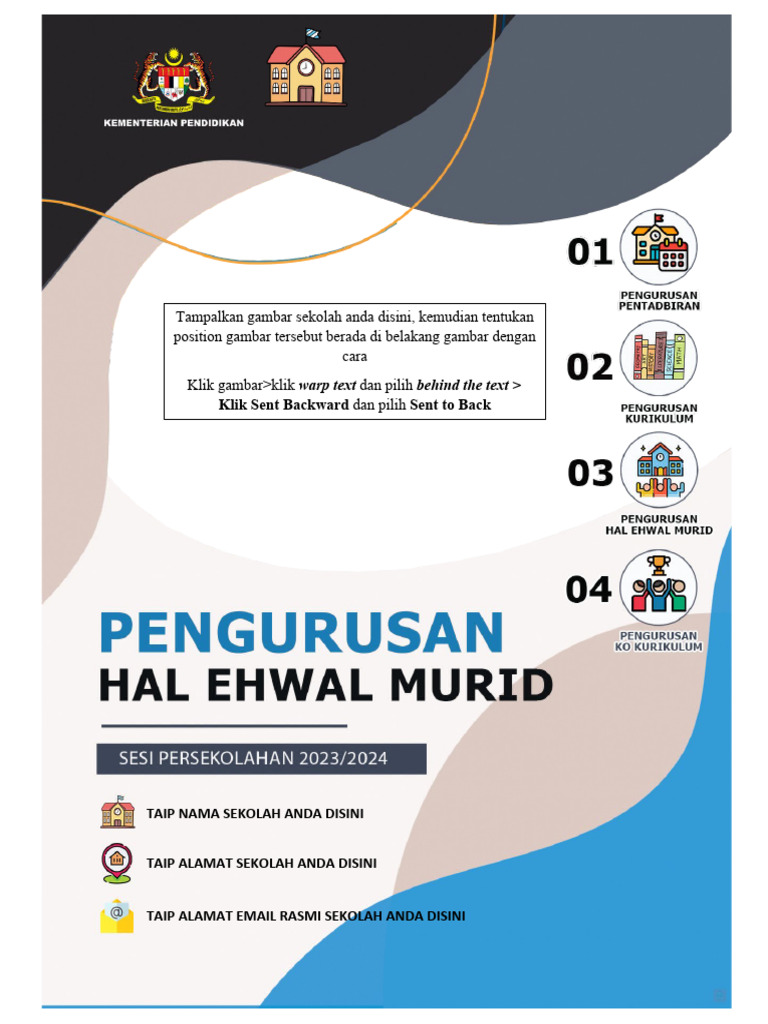 BUKU PENGURUSAN SEKOLAH-By CikguMu 2023-2024-Bahagian D-BAHAGIAN HEM | PDF