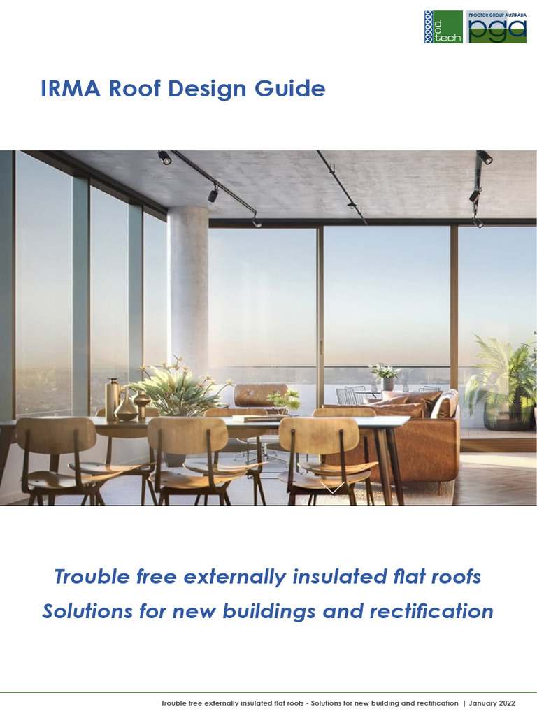 DCTech IRMA Roof Design Guide | PDF | Roof | Building Insulation