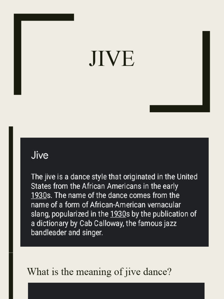 Presentation Jive Ballroom | PDF | Art