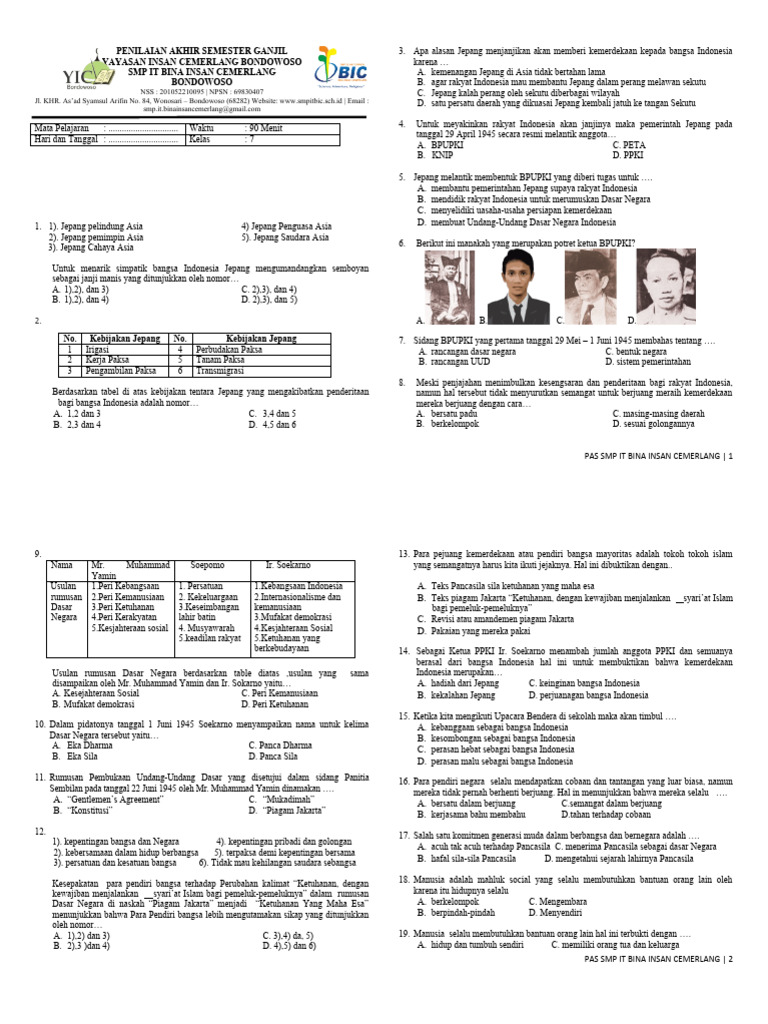 Pas PPKN 7 2021 | PDF