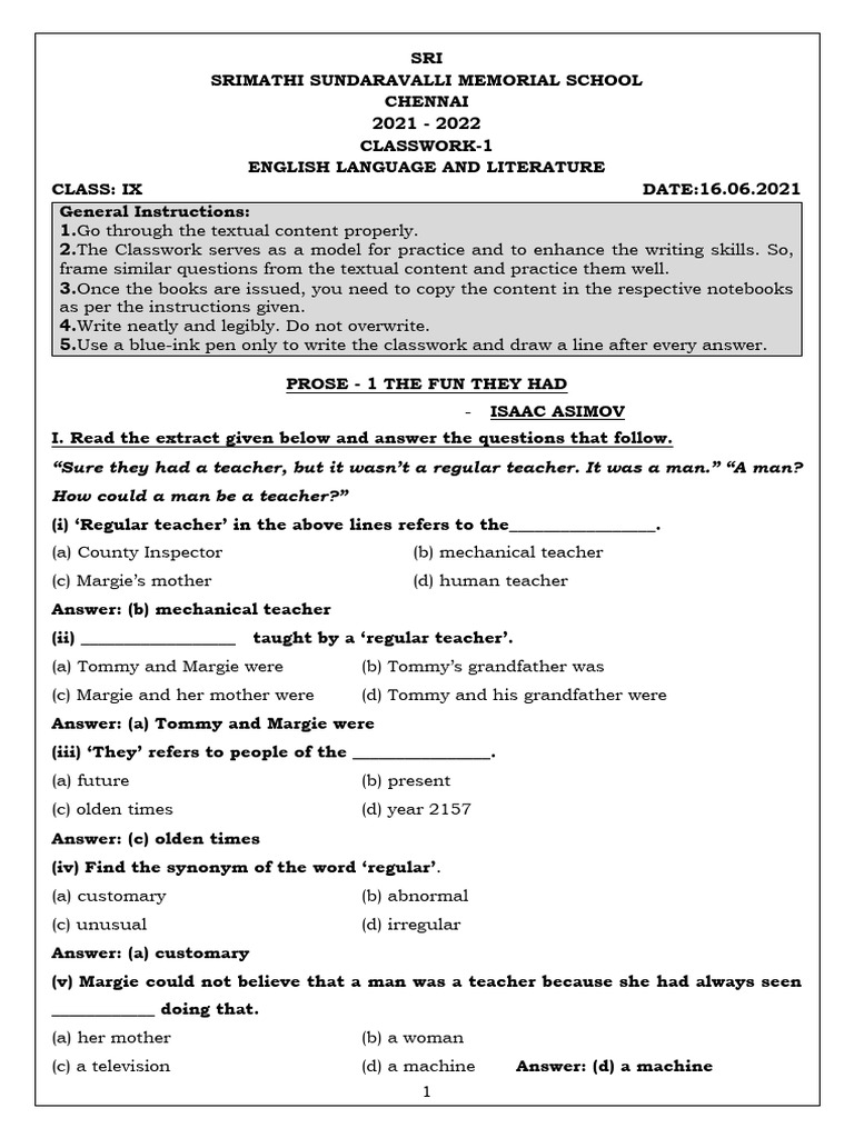 9 English Classwork1 | PDF | Poetry | Poetic Devices
