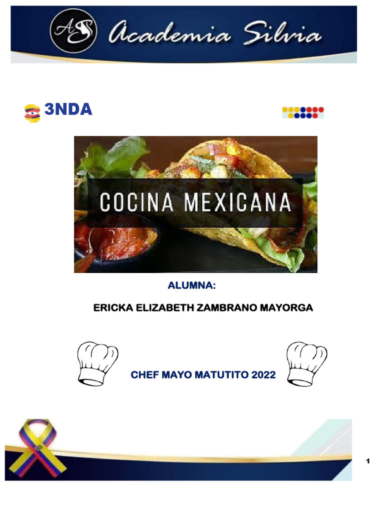 Comida Mexicana | PDF | Cocina mexicana | Cilantro