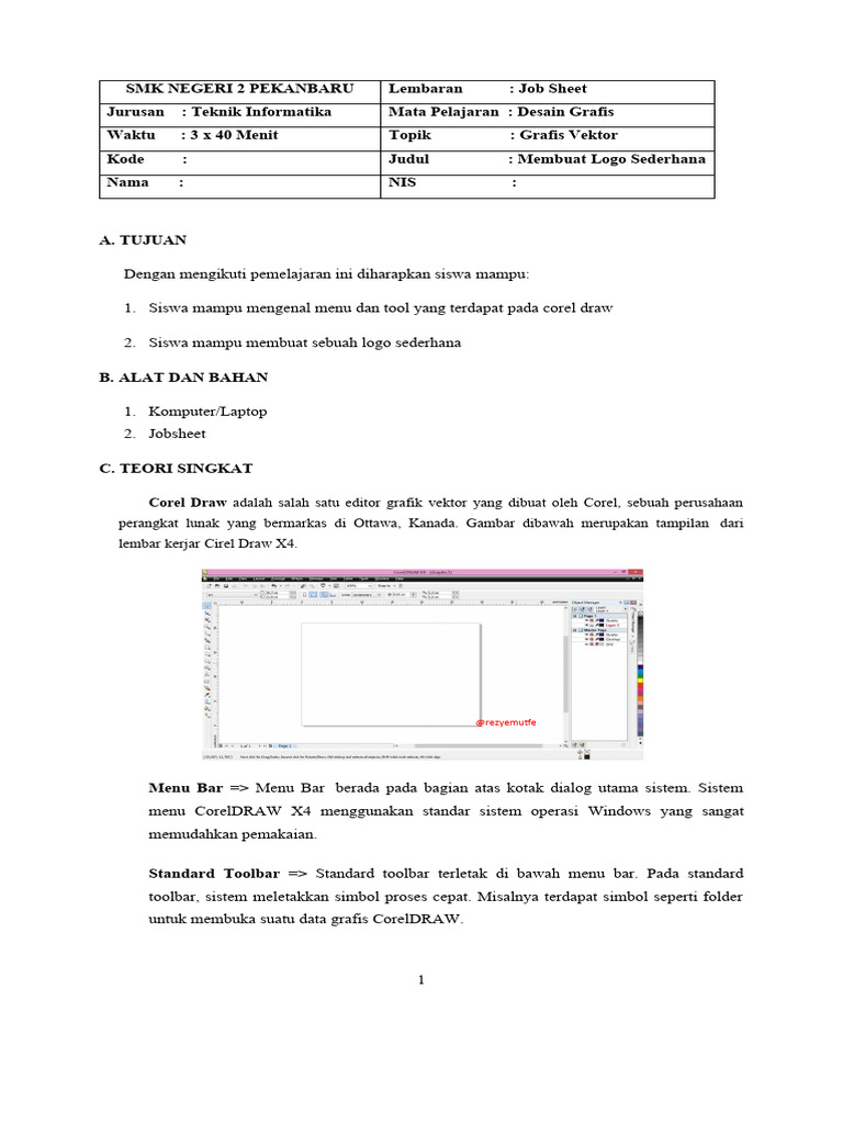 Dokumen - Tips - Jobsheet Coreldraw 1 | PDF
