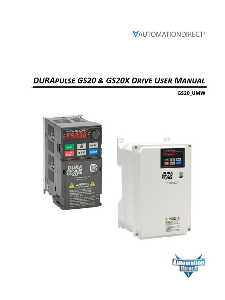 DURApulse VFD gs20m | PDF | Alternating Current | Electric Power