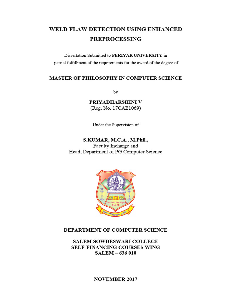 Front Page | PDF | Thesis | Educational Stages
