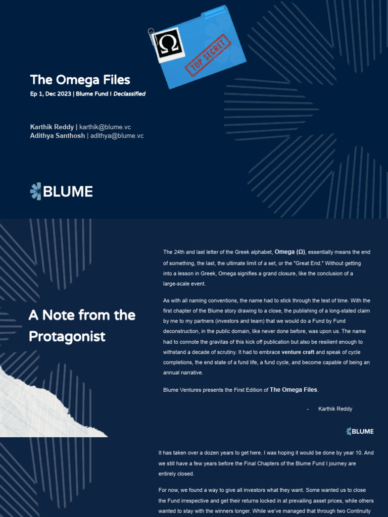 The Omega Files - Episode 1 | PDF | Venture Capital | Corporate Finance