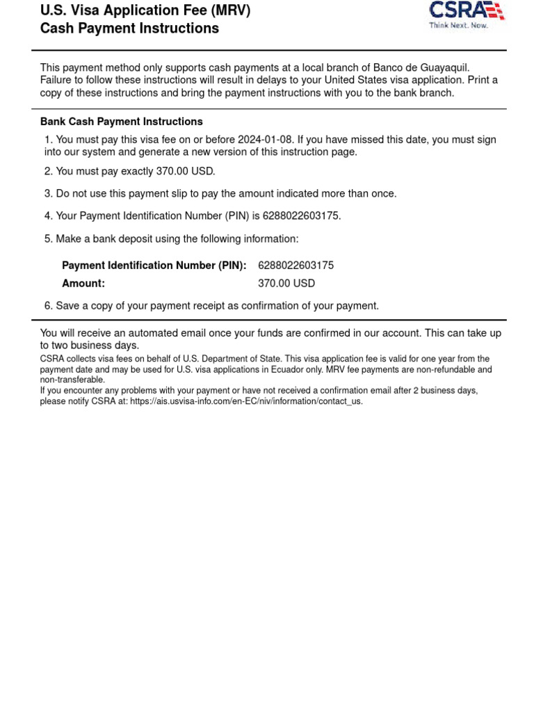 Payment Instructions | PDF | Bancos