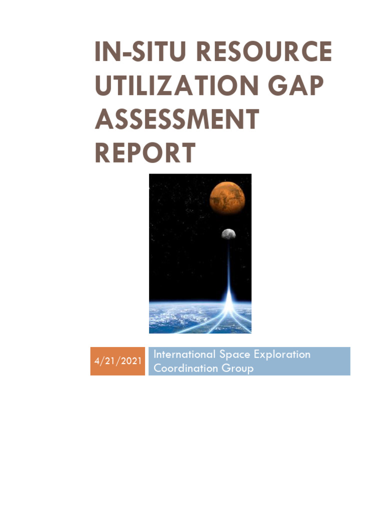 ISECG-ISRU-Technology-Gap-Assessment-Report-Apr-2021 | PDF | Moon ...