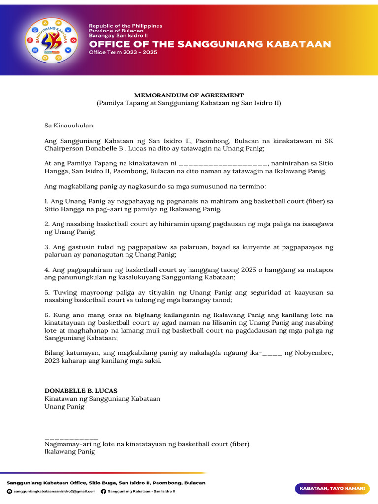 KASUNDUAN.docx (2) | PDF