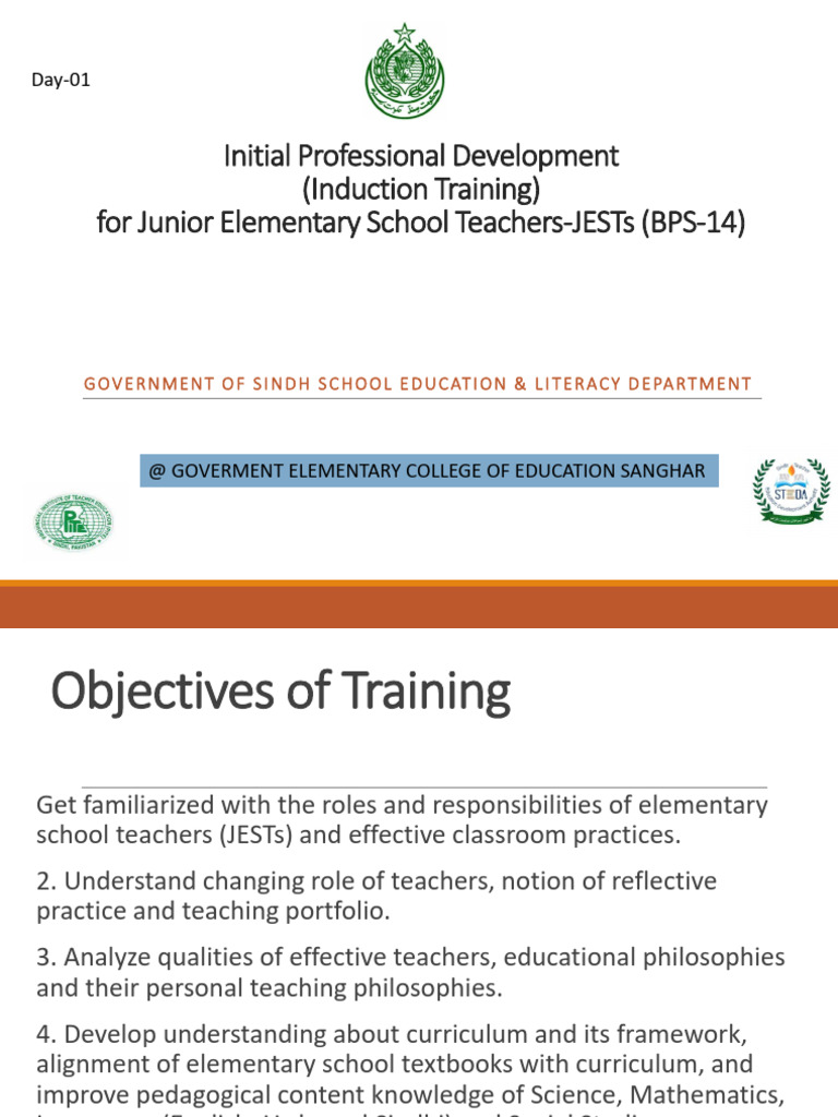 D-1 Introduction of Induction Training | PDF | Pedagogy | Teachers