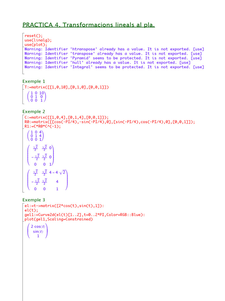 Pract4 Transf2D Sols | PDF | Vision | Light