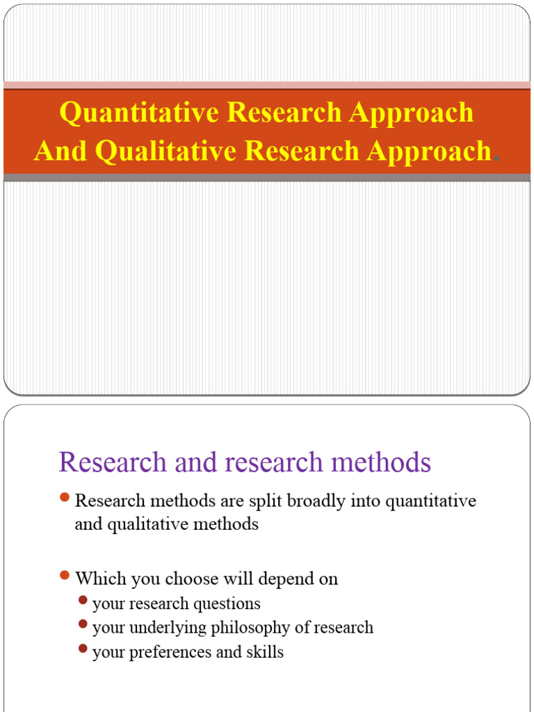 Quantitative | PDF | Methodology | Quantitative Research