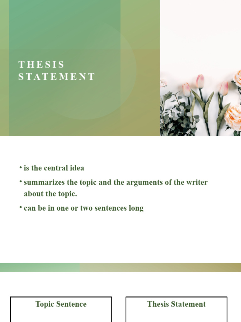 Unit 2 Lesson 1 Thesis Statement | PDF | Cognitive Science | Cognition