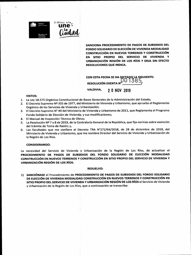 Resol 1385 NUEVO FORMATO EP DS - 10 | PDF