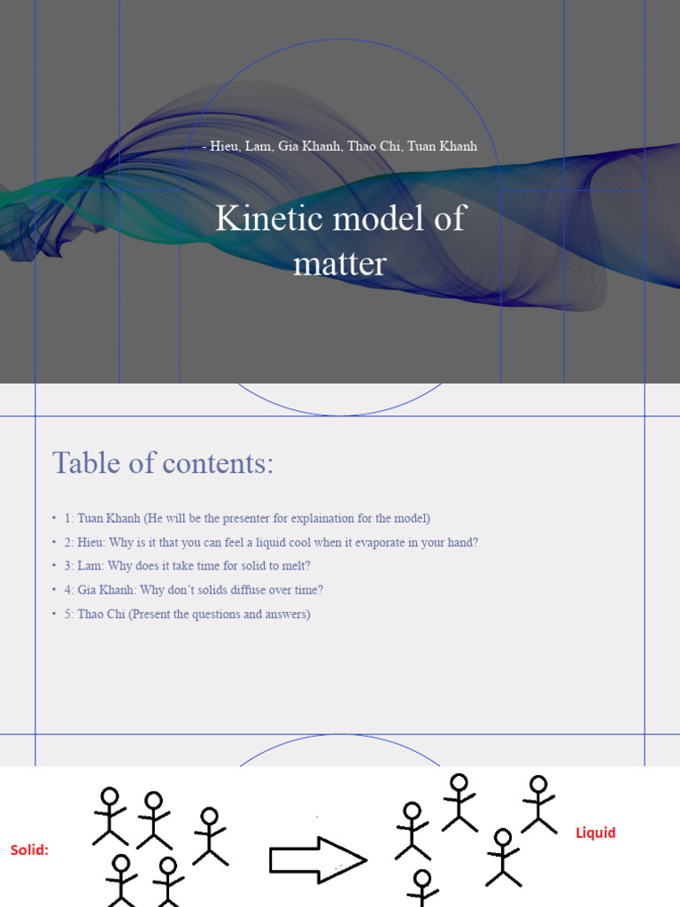Kinetic Model of Matter | PDF