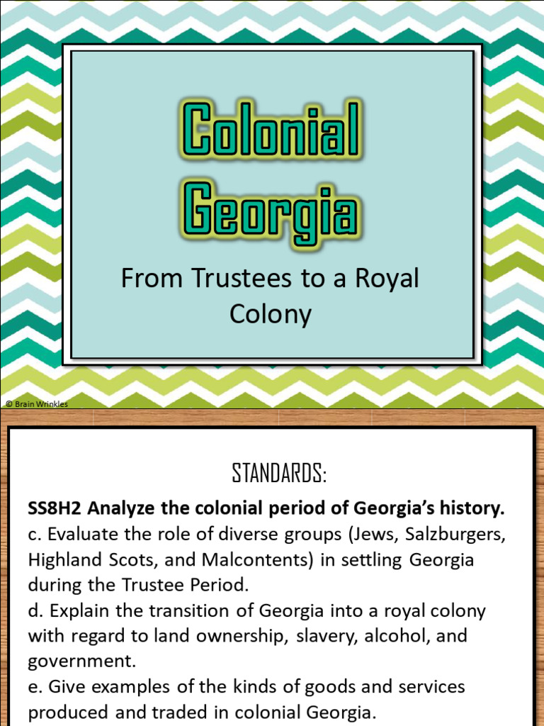 Colonial Georgia - PPT (AC) | PDF | Travel